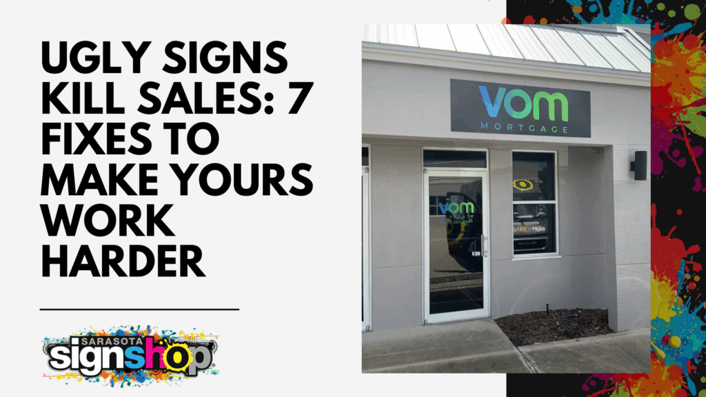 Ugly Signs Kill Sales: 7 Fixes to Make Yours Work Harder - Sarasota ...